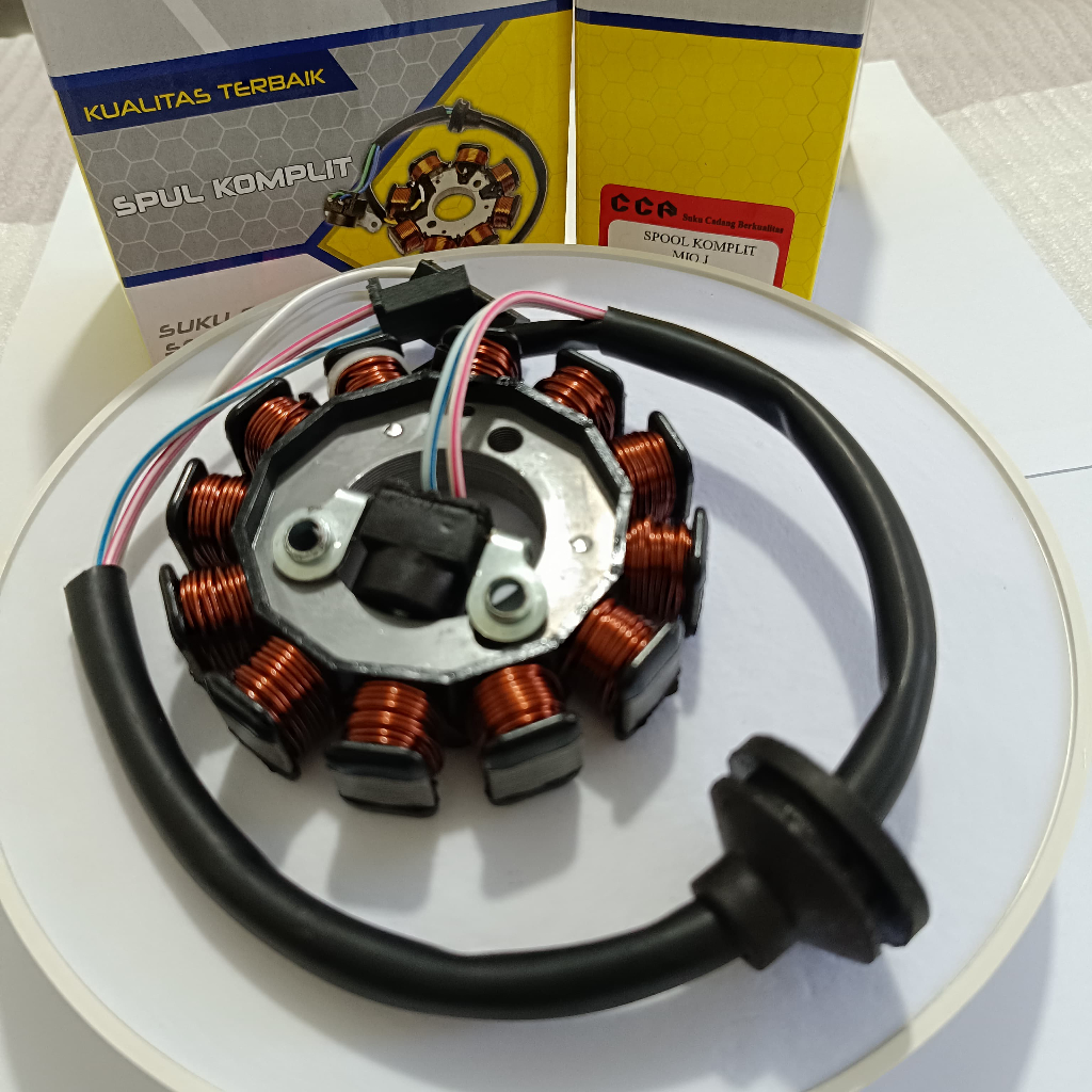 Jual SPOOL LAMPU MIO J-KOMPLIT-KIT SPUL LAMPU- SPULL KOMPLIT KIT -MOTOR ...