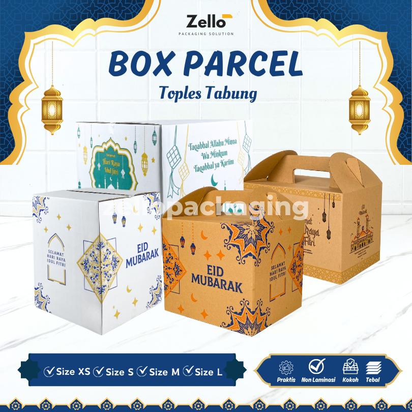 Jual Box Parcel Kardus Lebaran Kotak Kemasan Sembako Marjan Toples Kue ...