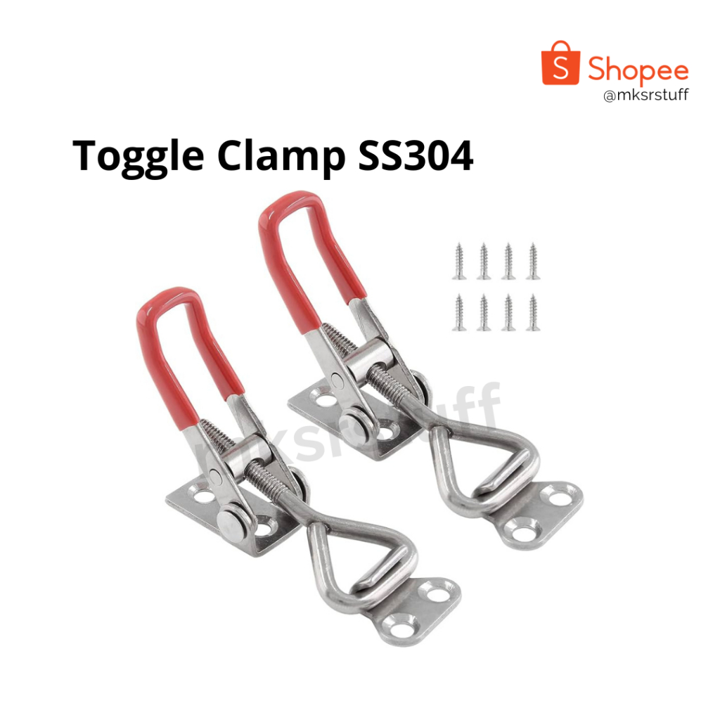 Jual (1 set) SS304 Toggle Clamp Stainless Steel 304 (+ Lubang Kunci ...