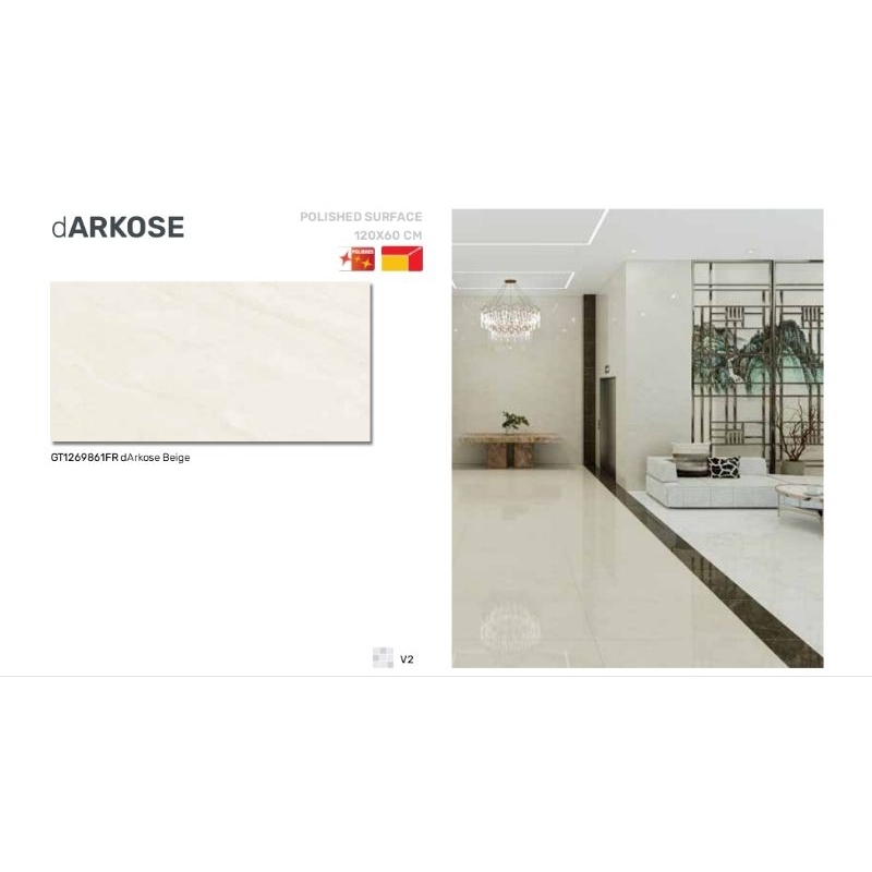 Jual Roman Granit dArkose 120x60 gloss polished surface granit big slab ...