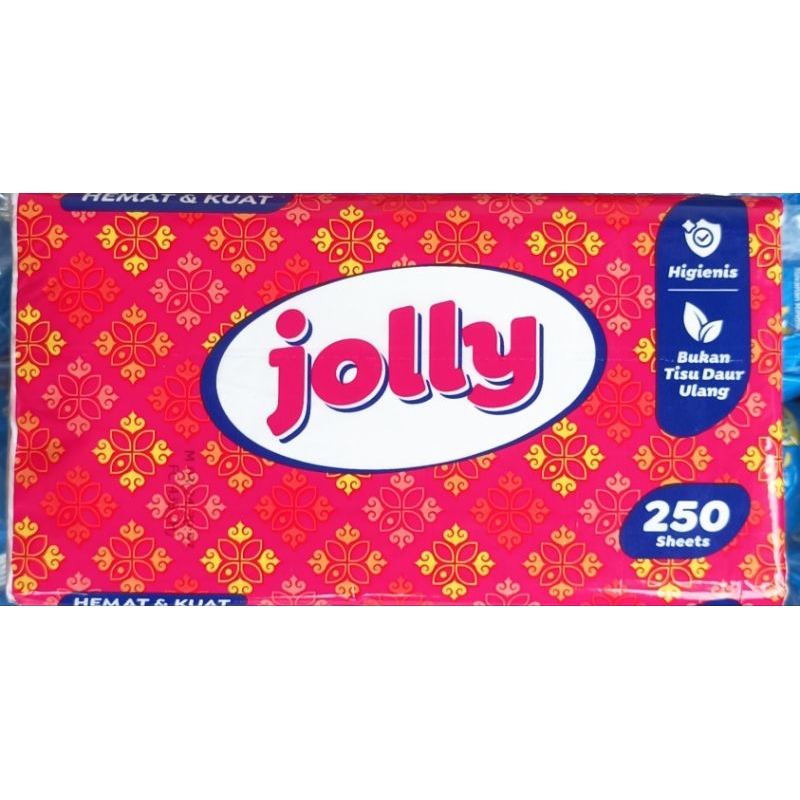 Jual Paket tissue Jolly 5 pcs 250 sheet bukan tisu daur ulang | Shopee ...
