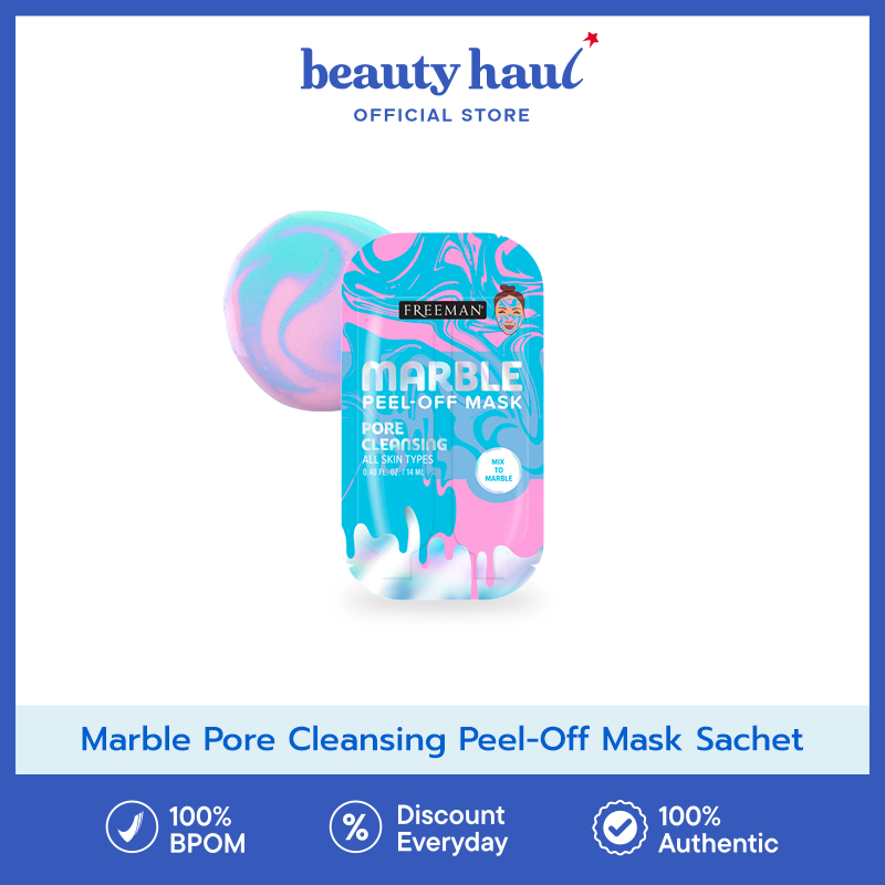 Jual FREEMAN Marble Pore Cleansing Peel Off Mask Sachet | Shopee Indonesia