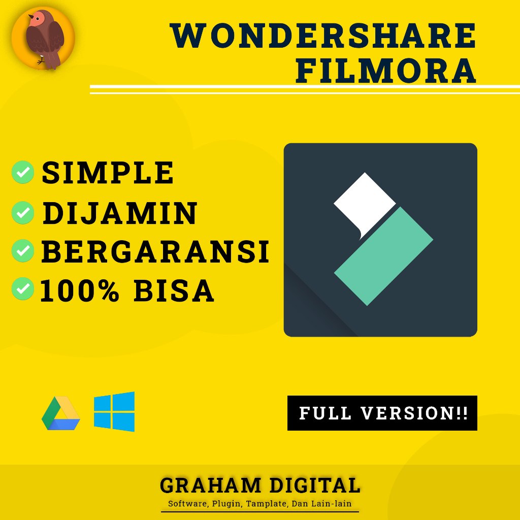 Jual Wondershare Filmora Full Version Terbaru Grahams_Digital II Windows 11 & 10 | Shopee Indonesia