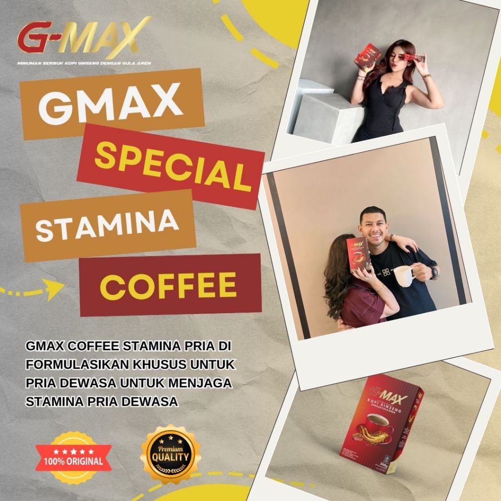 Jual Minuman Kopi Gmax Original - Kopi Stamina PriaKuat Tahan Lebih ...