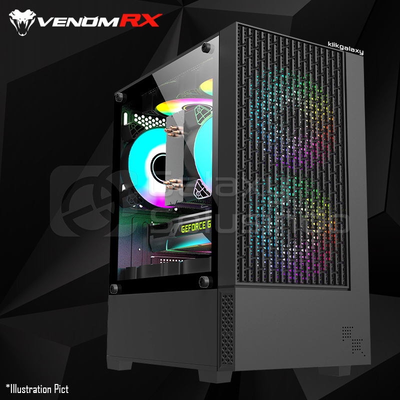 Jual VenomRX FROST Tempered Glass M-ATX Gaming Case | Shopee Indonesia