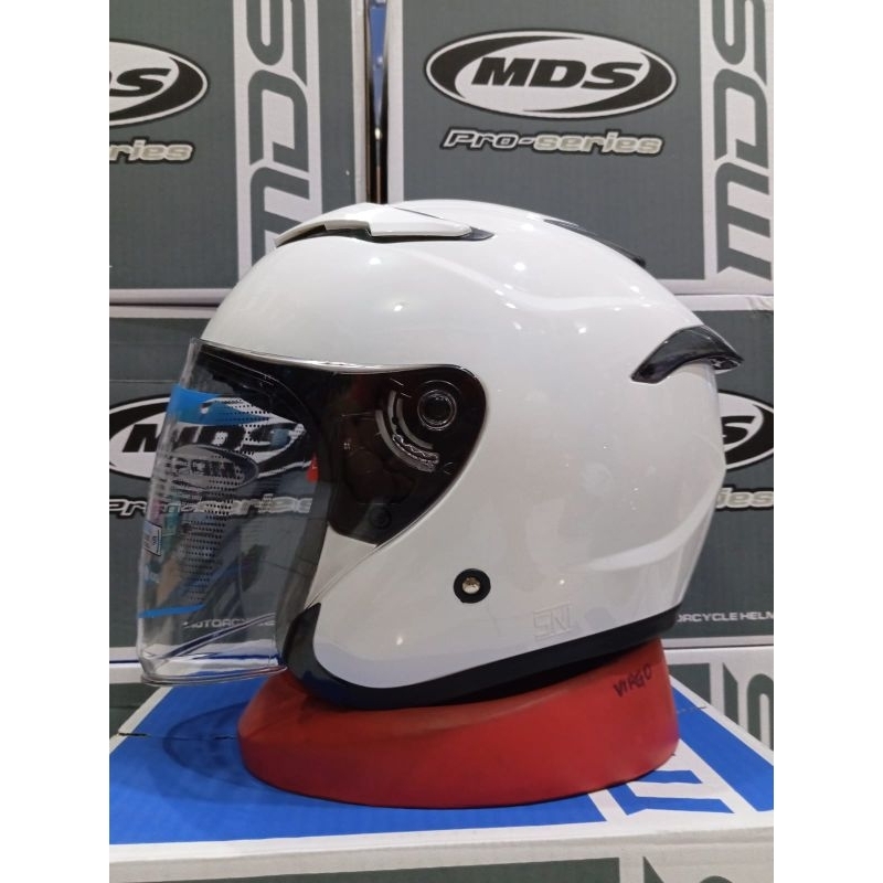 Jual Helm MDS Voltus Helm Half Face Support Intercom | Shopee Indonesia