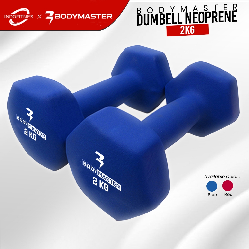 Jual BODYMASTER 2KG Dumbell Neoprene Barbel Mini Dumbel Warna Kecil ...
