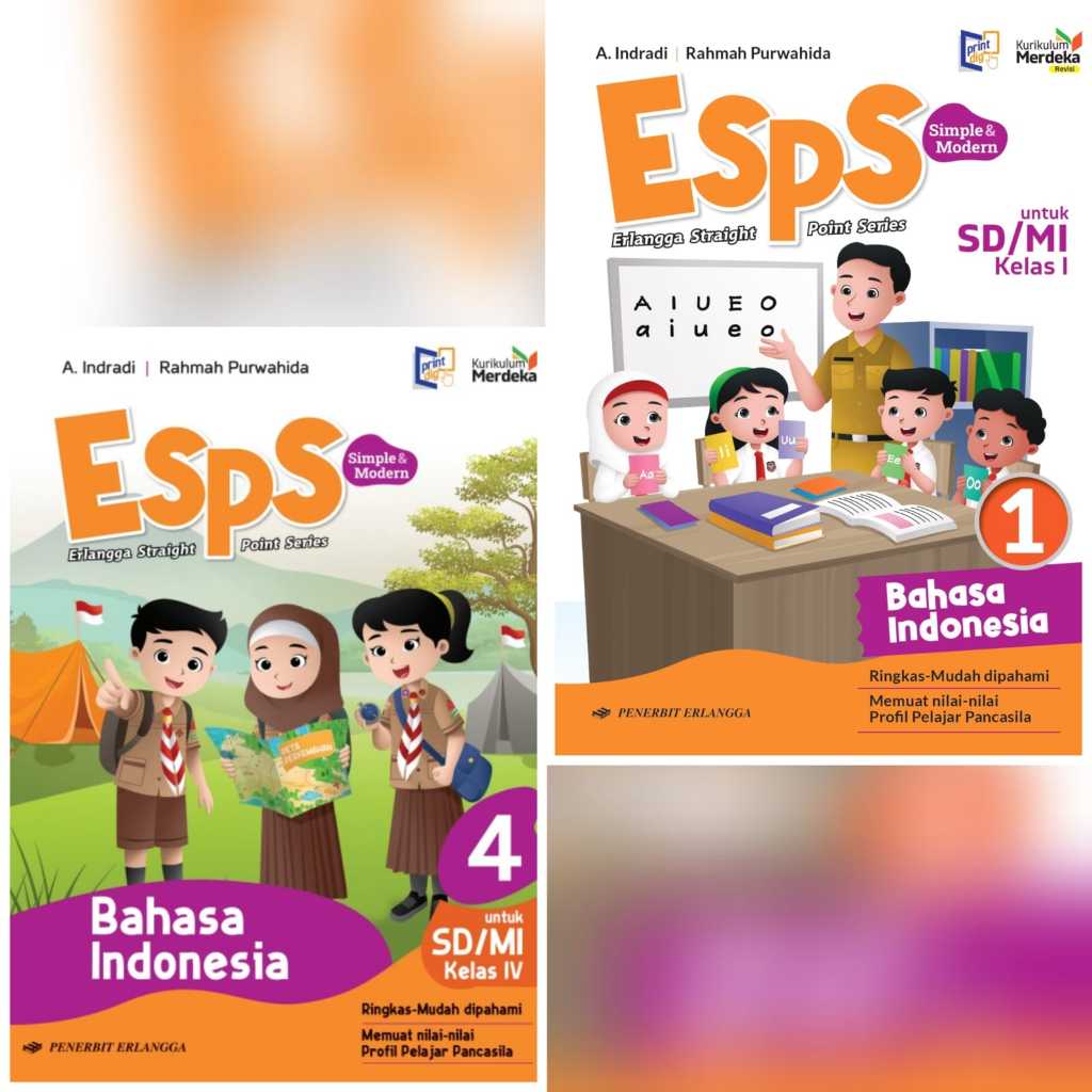 Jual ESPS BAHASA INDONESIA Edisi REVISI SD/MI Erlangga Kurikulum Merdeka | Shopee Indonesia