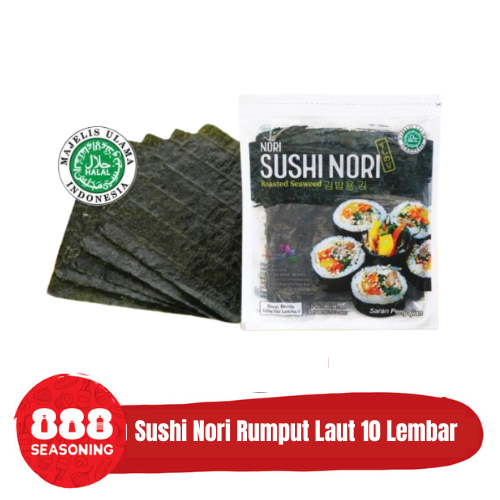 Jual Java Superfood Sushi Nori Seaweed Rumput Laut 10 Lembar | Shopee ...