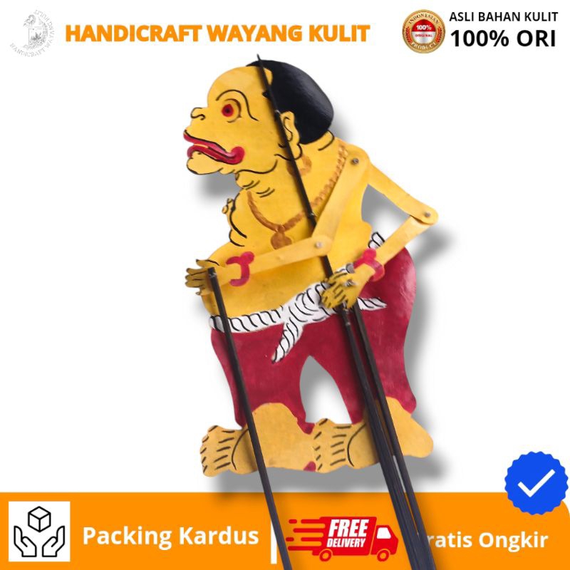 Jual HANDICRAFT WAYANG KULIT | Wayang kulit sapi tebal BAGONG KOLOR ...