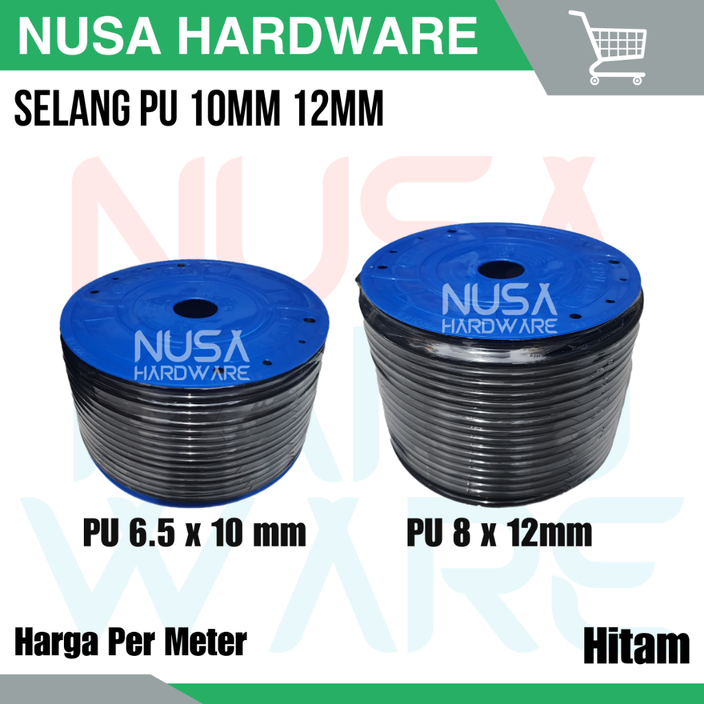 Jual Selang PU 10mm 12mm Polyurethane Untuk Slip Lock Pneumatic (PU ID 6.5mm x OD 10mm) / (PU ID ...