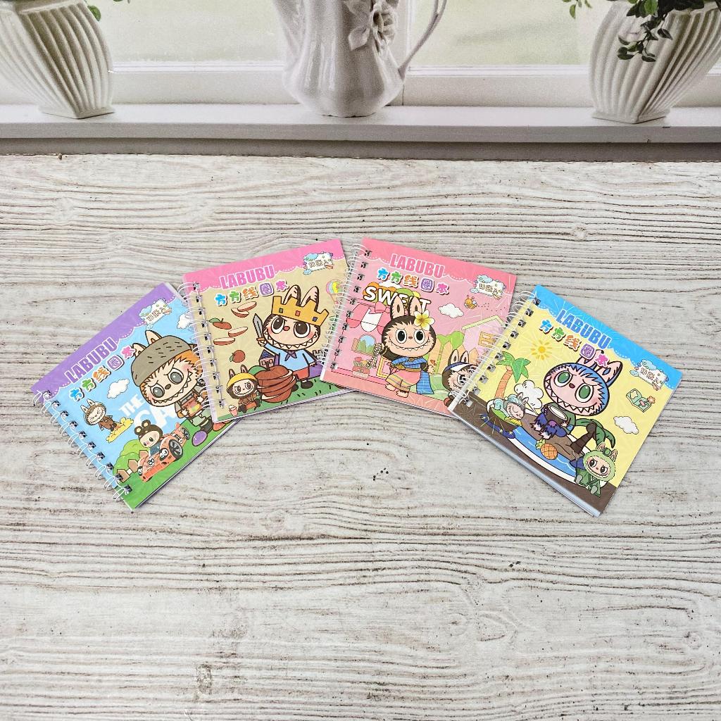 Jual Buku Sticker Spiral LABUBU Super Cute Lucu isi 18 Lembar Ready 3 ...