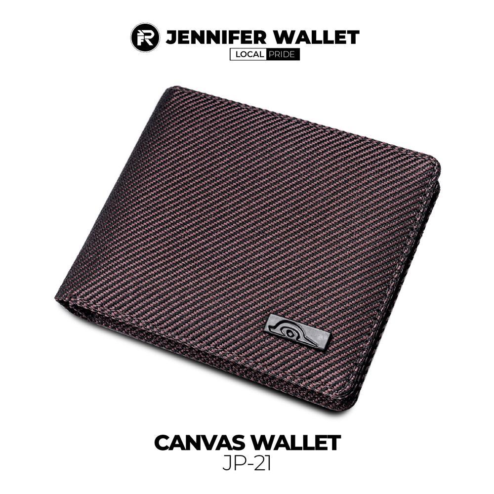 Jual Dompet Pria Bahan Kanvas Dompet Kanvas Pria (JP21 Coklat) | Shopee ...