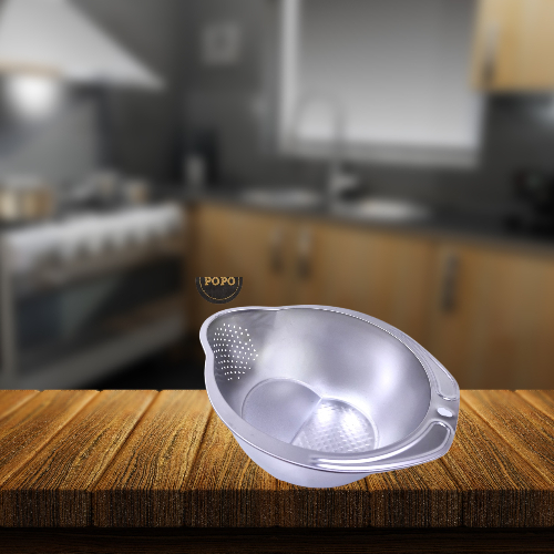 Jual Baskom Cuci Beras Buah Sayur Stainless Steel Ember Basin Tirisan ...