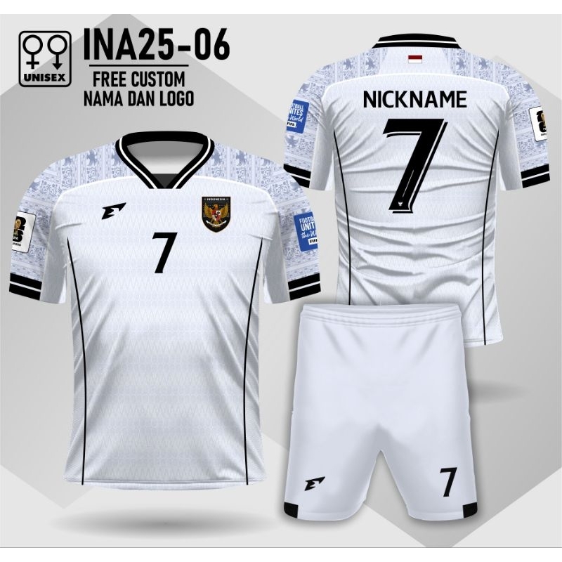 Jual Jersey setelan Timnas Indonesia terbaru / kaos setelan bola timnas free tambah nama ...