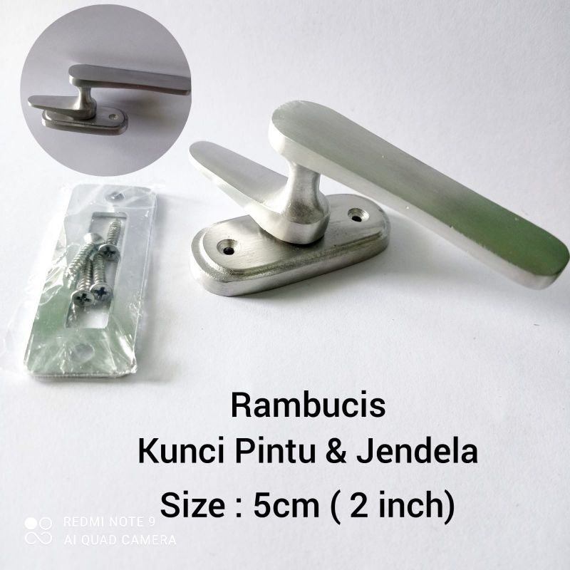Jual Rambucis grendel pintu kunci jendela/ Grendel kunci jendela ...