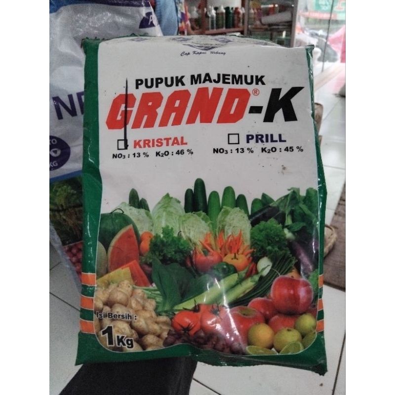 Jual PUPUK MAJEMUK GRAND K 1KG | Shopee Indonesia