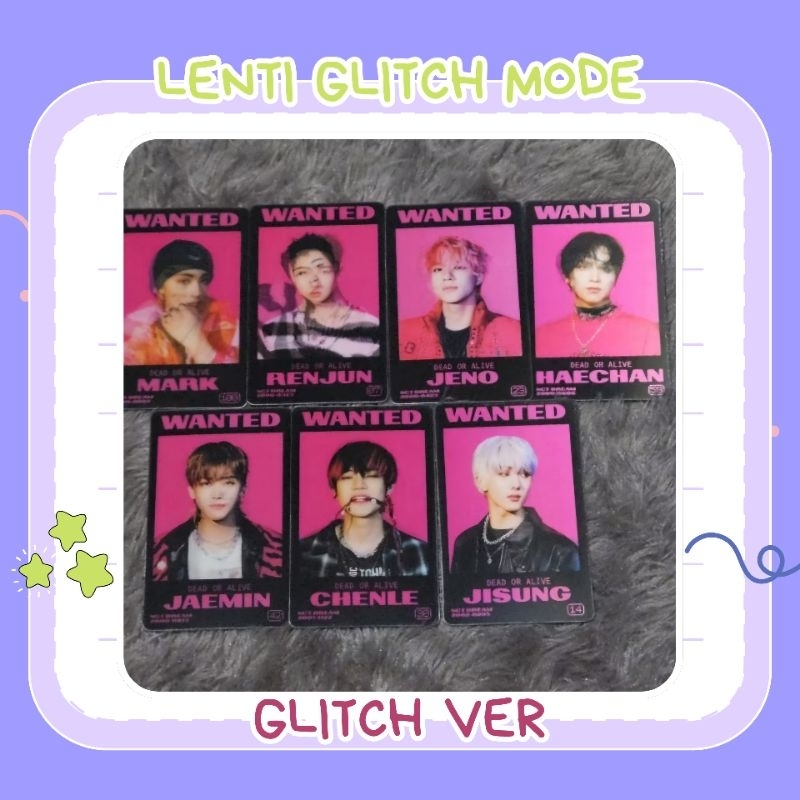 Jual [ READY STOCK ] LENTI GLITCH PHOTOCARD OFFICIAL NCT DREAM MARK RENJUN JENO HAECHAN JAEMIN ...