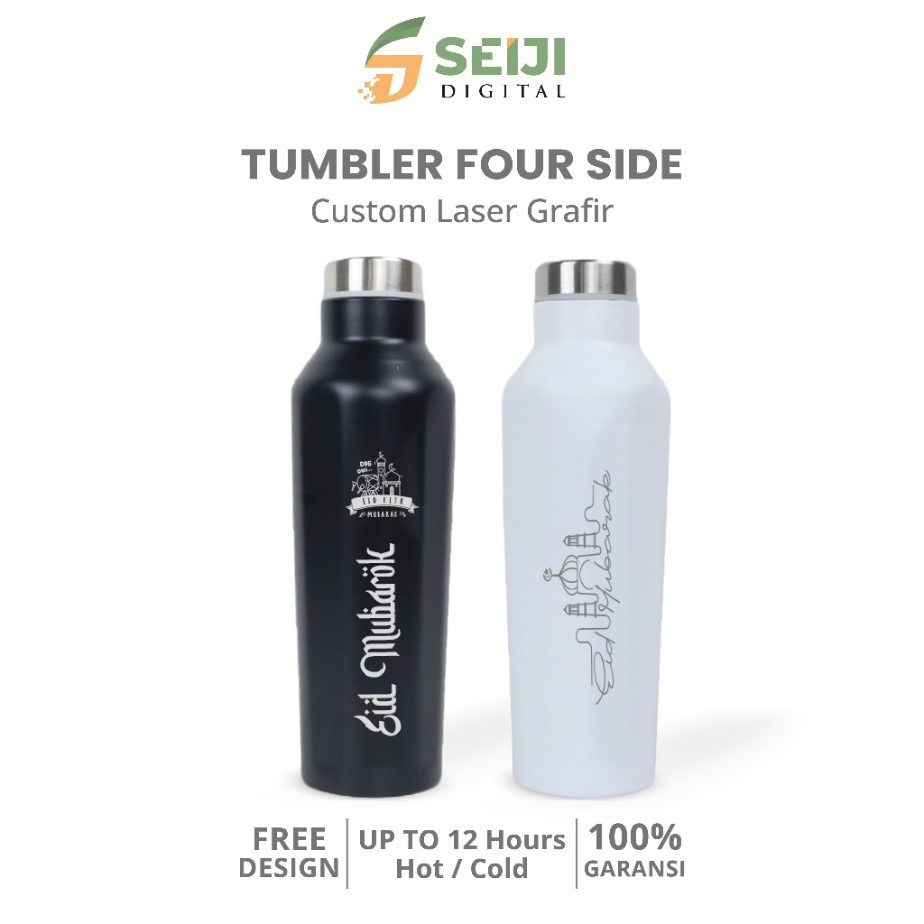 Jual Tumbler Custom Four Side Cetak Laser Grafir Souvenir/Promosi ...