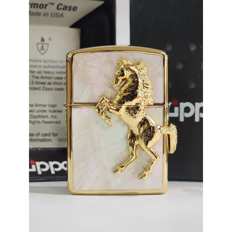 Jual Original Zippo Armor Horse Shell | Shopee Indonesia