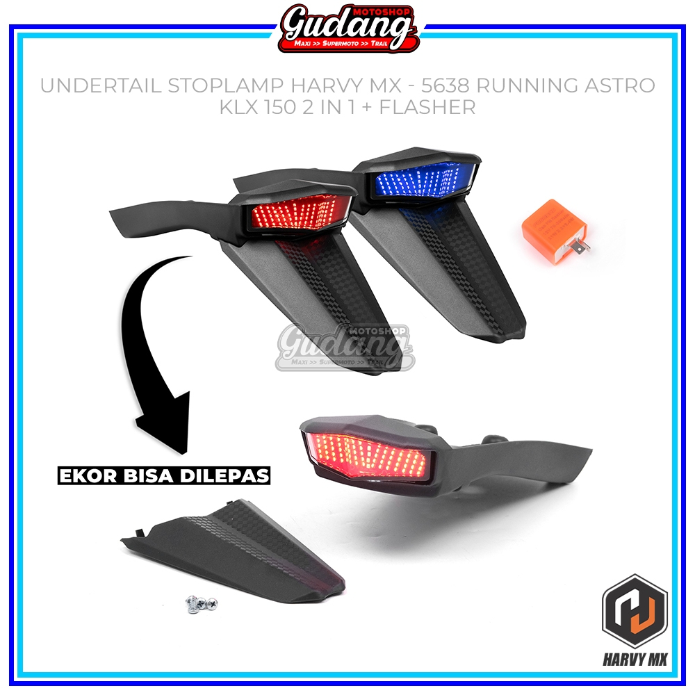 Jual Undertail Stoplamp HARVYMX Spakbor Belakang Astro Running Led CRF 150L KLX 150 Bigfoot ...
