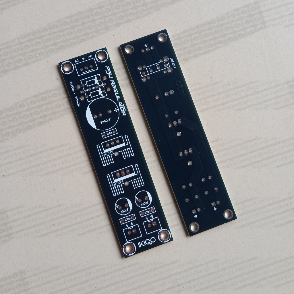 Jual PCB PSU Dual IC Regulator 78XX Double Layer | Shopee Indonesia