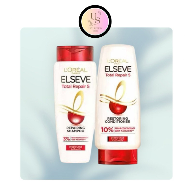 Jual Loreal Paris Elseve Total Repair 5 Repairing Shampoo & Restoring ...