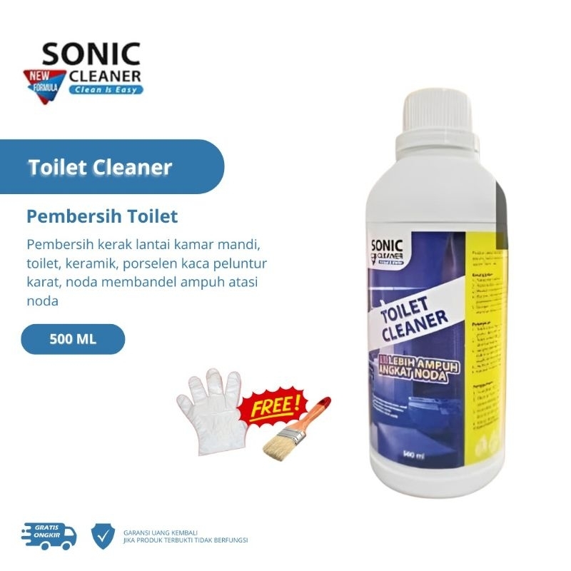 Jual SONIC CLEANER Pembersih Noda Keramik 500ml Toilet Kloset Bowel ...