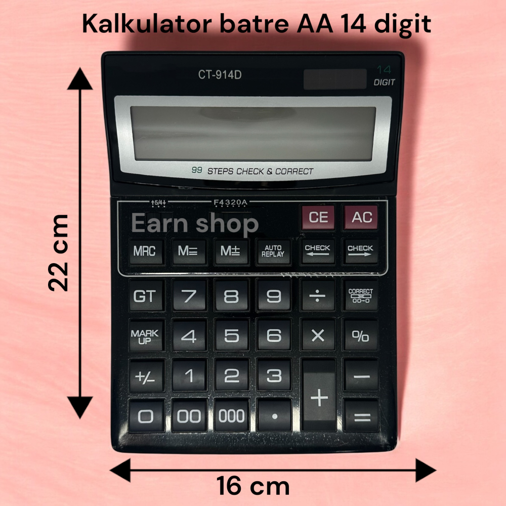 Jual Citizen Kalkulator Dagang 14 Digit CT-914D | Shopee Indonesia