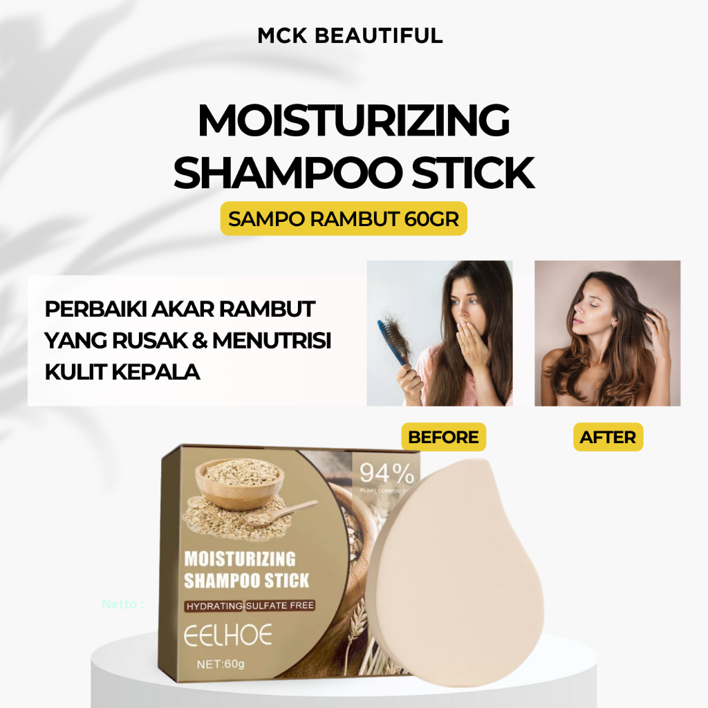 Jual EELHOE Invigorating Oat & Rice Shampoo Soap Rice Soap Hair Growth ...