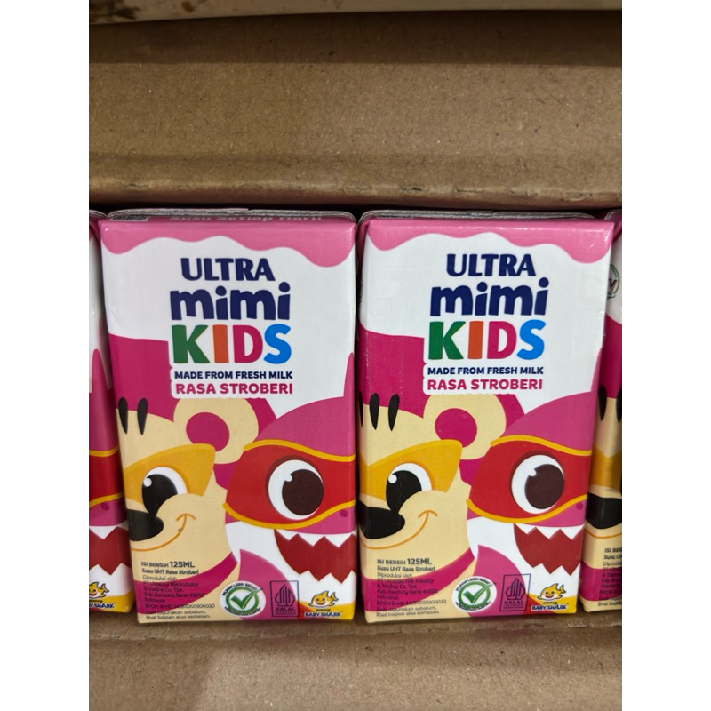 Jual Ultra Mimi Kids Susu Cair UHT TPK 125mL | Shopee Indonesia