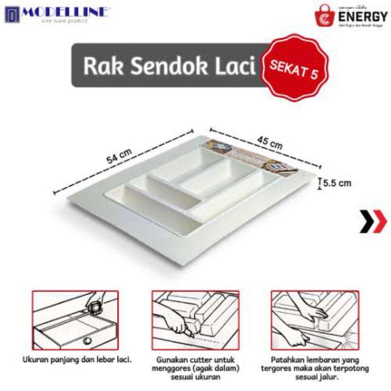 Jual Rak Sendok Modelline Putih Besar | Shopee Indonesia