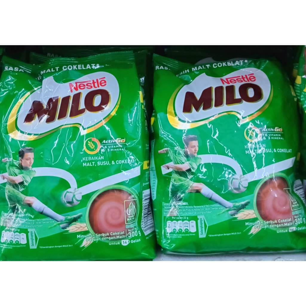Jual Nestle Milo Actigen Active Rasa Malt Cokelat 300gr / Susu Bubuk ...