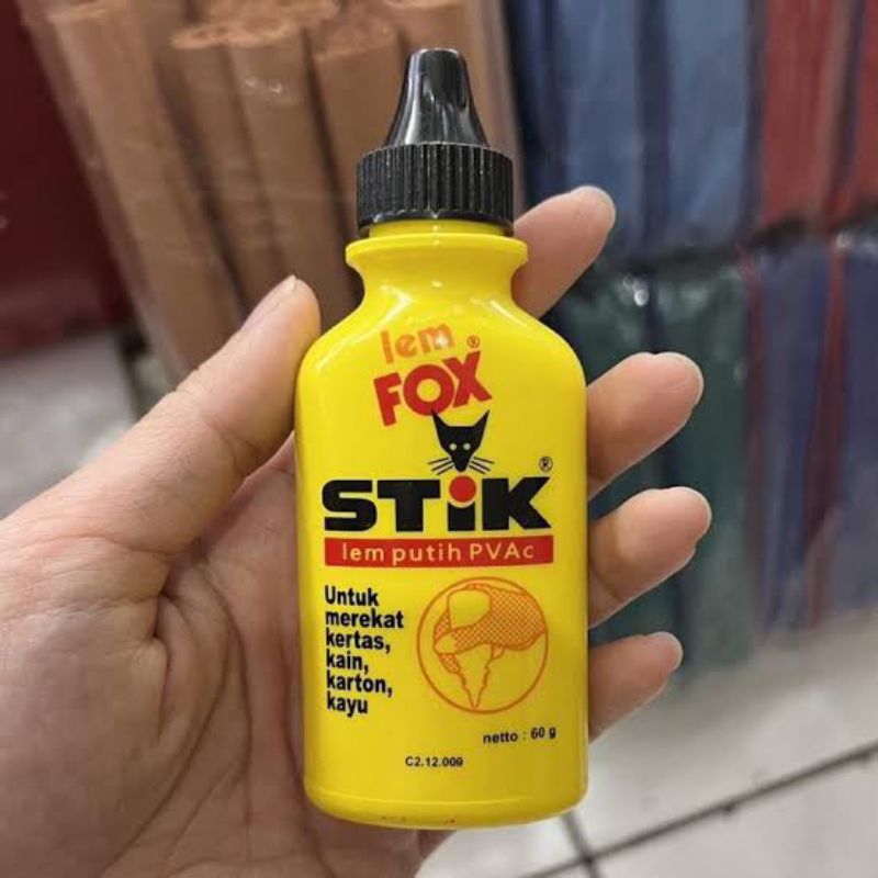 Jual LEM FOX STIK 60GR LEM PUTIH PVAC | Shopee Indonesia