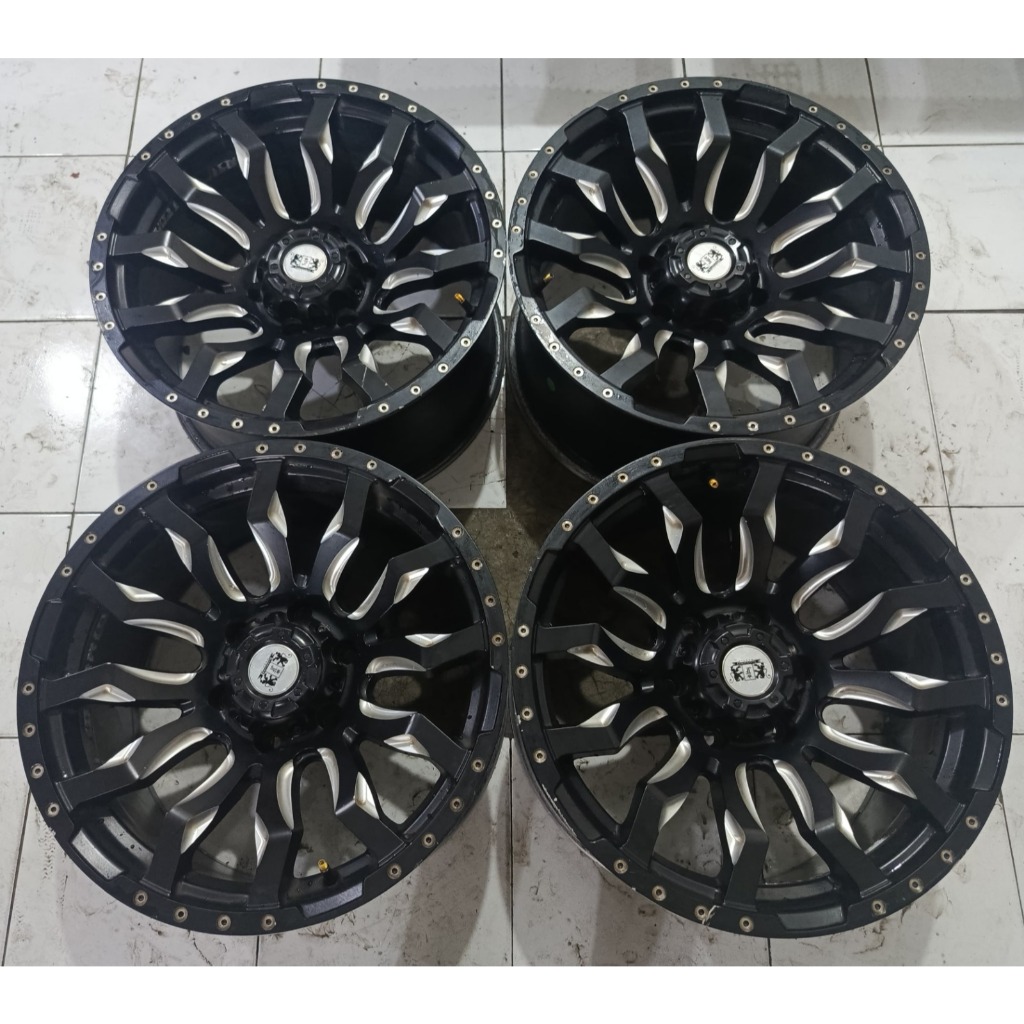 Jual Velg Mobil Ring 18 Lebar 9 JF Luxury Pcd 6x139,7 Black Murah R18 Mobil PAJERO FORTUNER DLL ...