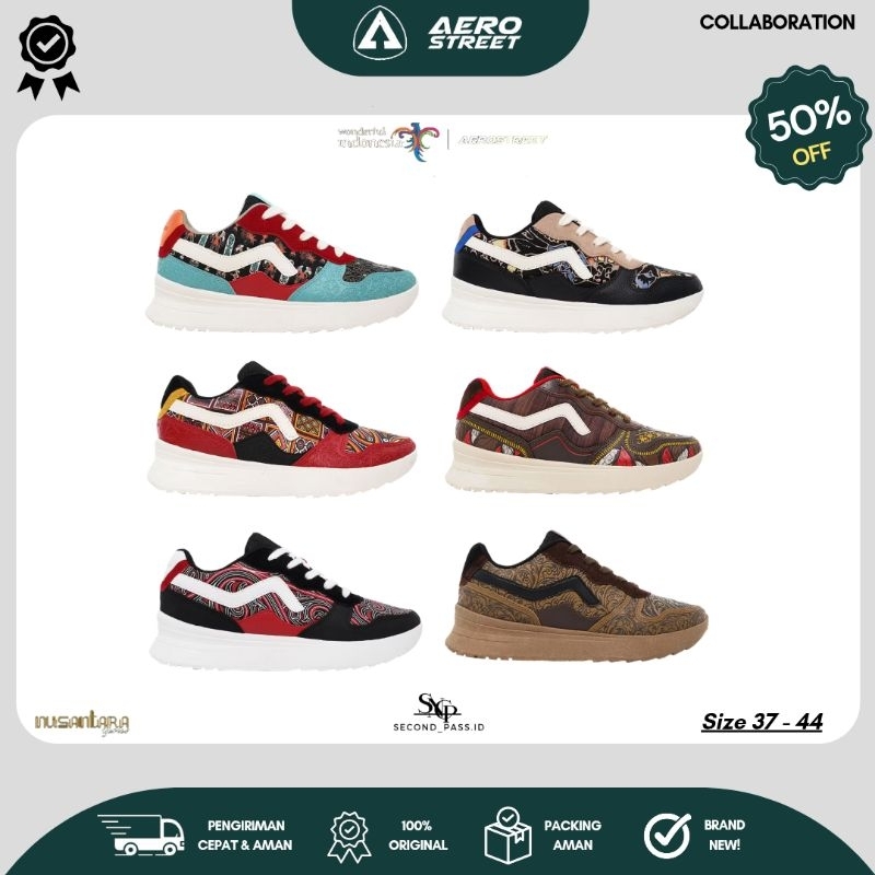 Jual SEPATU AEROSTREET X WONDERFUL INDONESIA NUSANTARA SERIES 37-44 ...