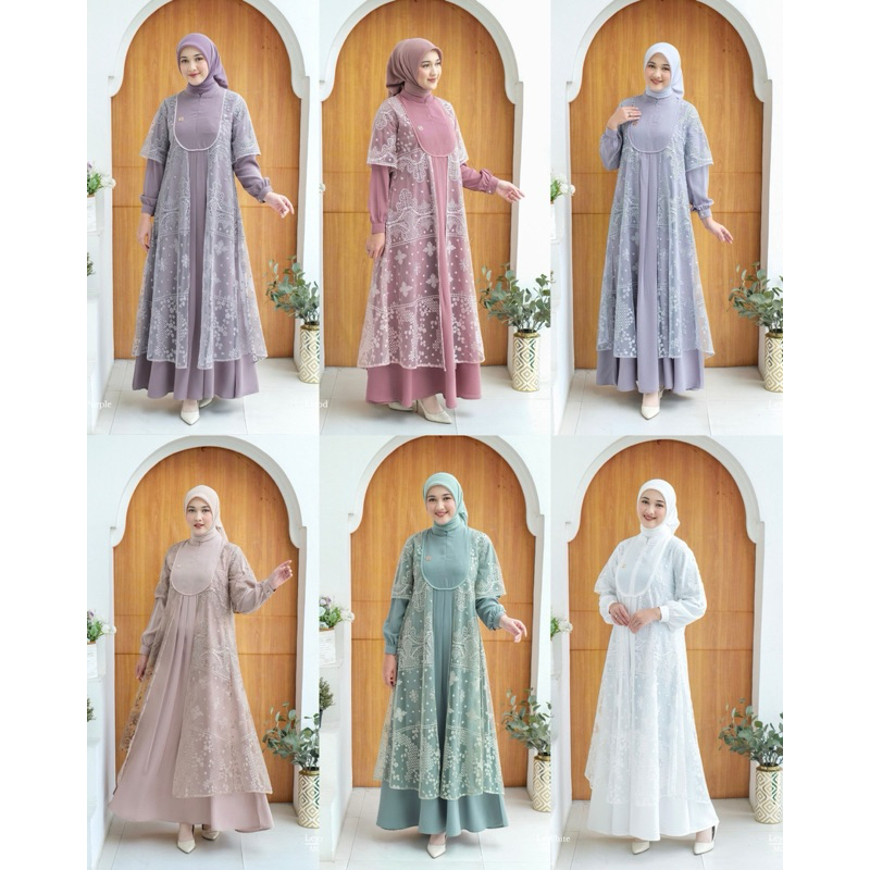 Jual Leyara Dress by Ninos Design MG G TE 070 | Shopee Indonesia