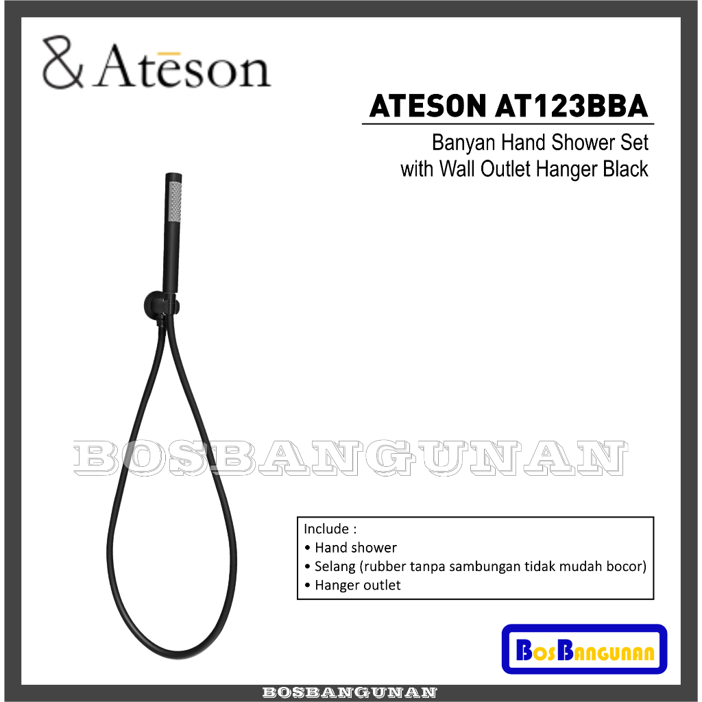 Jual Jet Shower Set ATESON AT123BBA / Banyan Hand Shower Set with Wall ...
