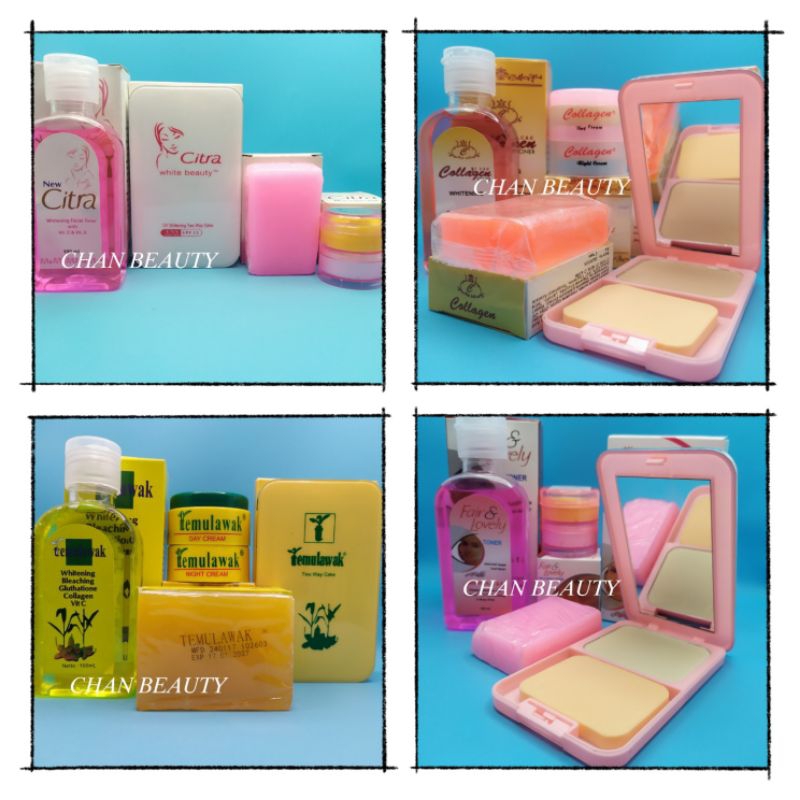 Jual Paket 5in1 " CITRA _ COLLAGEN _ TEMULAWAK _ FAIR&LOVELY " ( Krim ...
