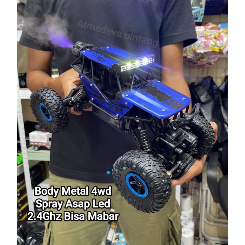 Jual Bintang RC Metal Spray Asap Mainan Mobil OFFROAD Rock Crawler 4WD ...
