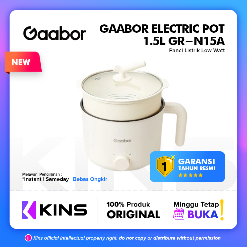 Jual Gaabor Panci Listrik 1,5L Multifungsi / GR-N15A | Shopee Indonesia