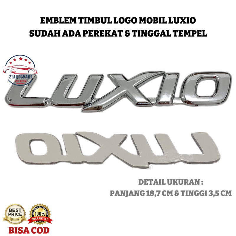 Jual Emblem Mobil Logo Tulisan Luxio | Shopee Indonesia