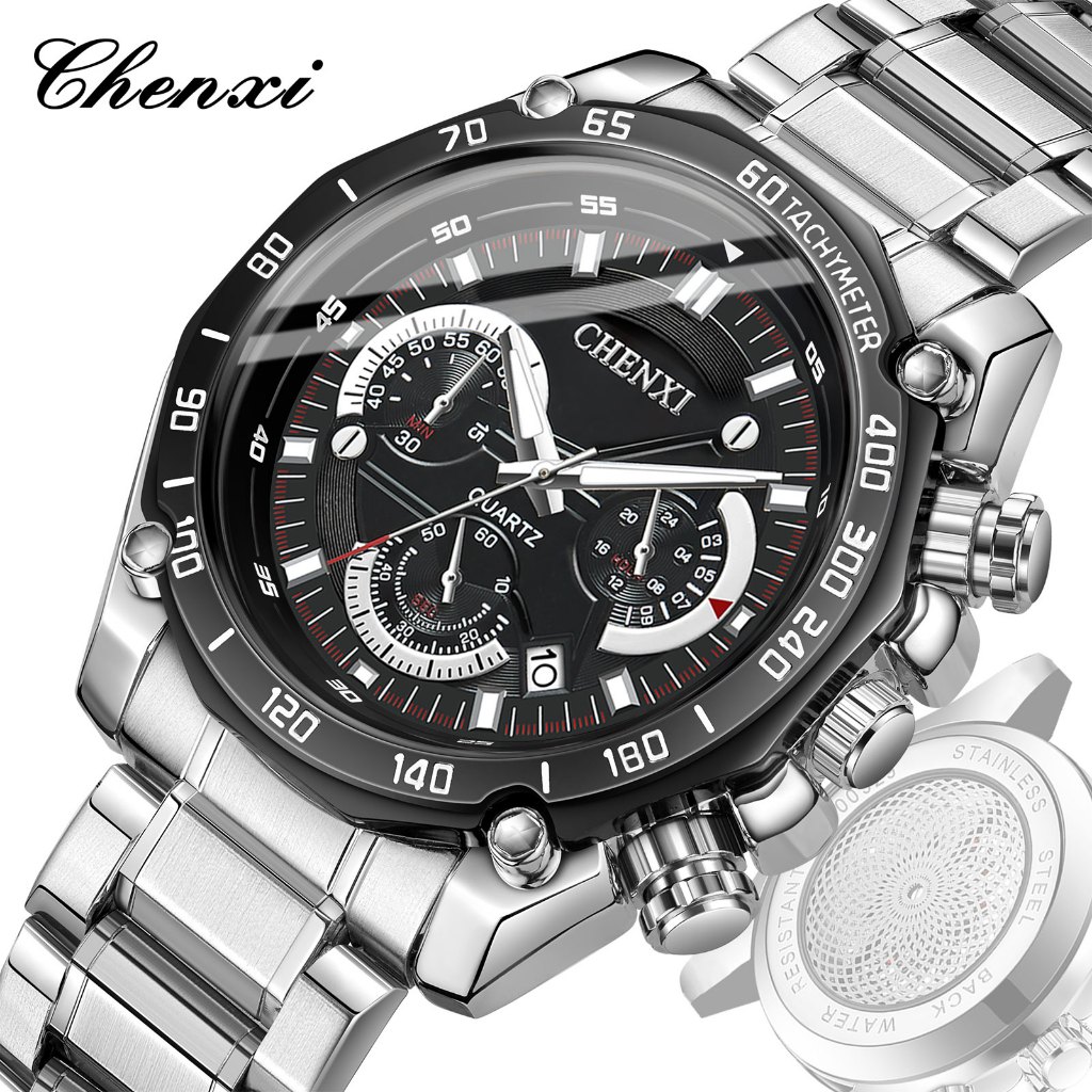 Jual Jam Tangan Pria Anti Air CHENXI 00929A otomatis tahan air Analog ...