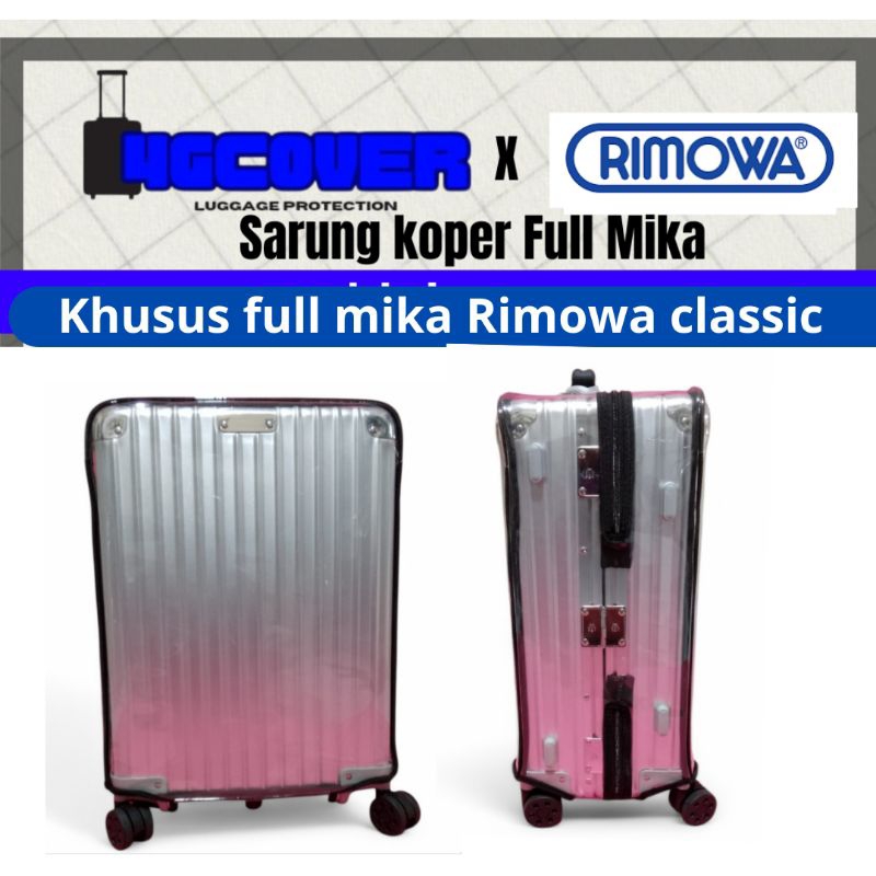 Jual Sarung Koper full mika merk Rimowa classic | Shopee Indonesia