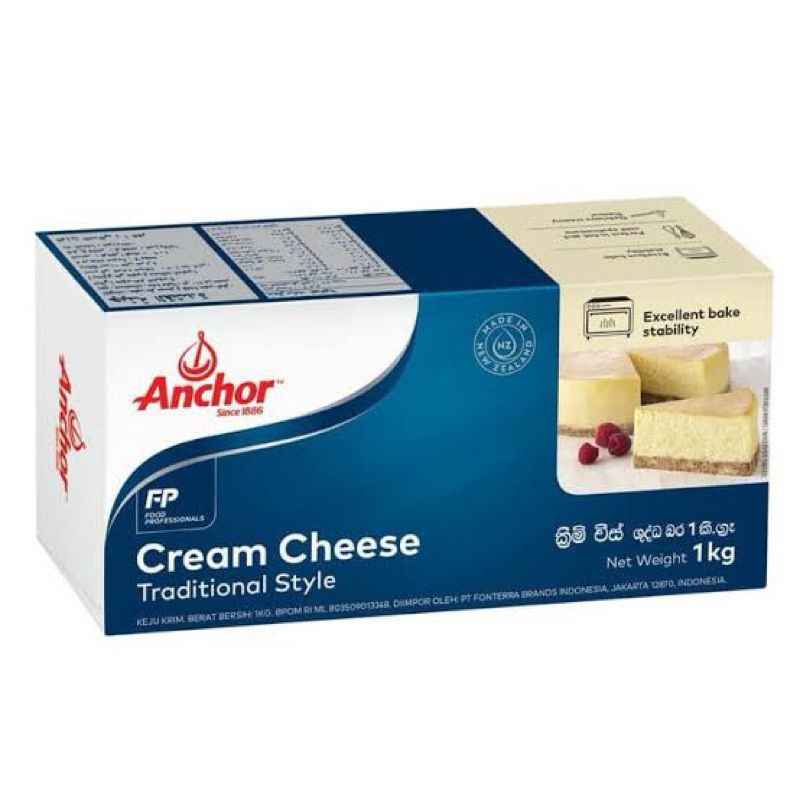 Jual cream cheese anchor creamcheese 1kg | Shopee Indonesia