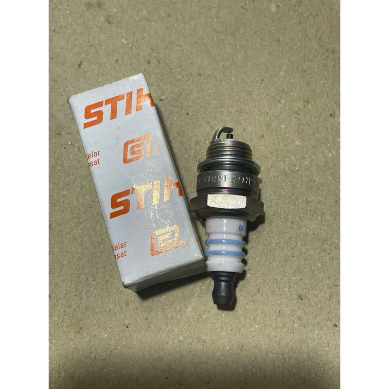 Jual busi stihl original asli 2 tak untuk chainsaw mesin rumput | Shopee Indonesia