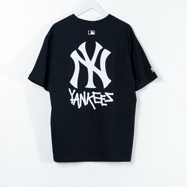 Jual Kaos MLB NY YANKEES BACK WHITE BLACK Tshirt 100% ORIGINAL | Shopee ...