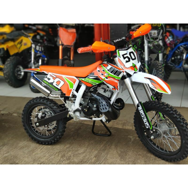 Jual TRAIL MINI MX/MT 6A 50cc 2TAK SPECIAL ENGINE | Shopee Indonesia
