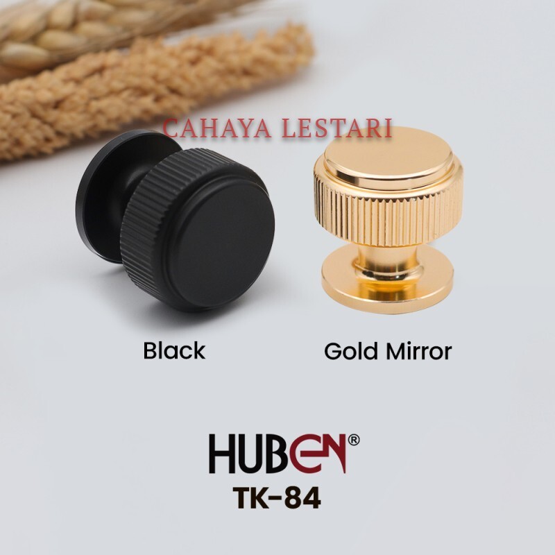 Jual HANDLE HUBEN KNOB TK 84 BLACK DAN GOLD | Shopee Indonesia