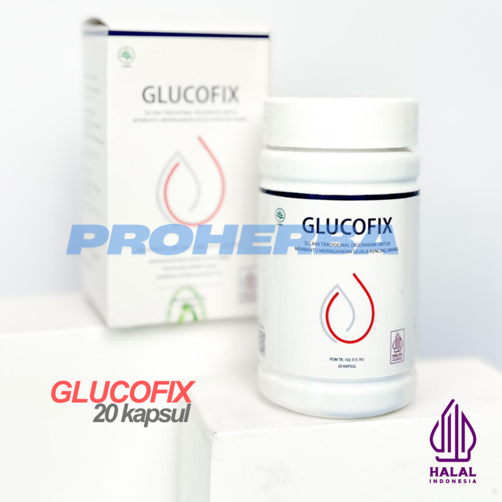 Jual Glucofix Herbal Diabetes Original 20 Kapsul | Shopee Indonesia